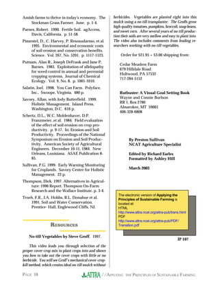 Applying the Principles of Sustainable Farming | PDF