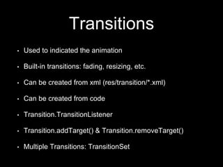 Android Transition | PPTX