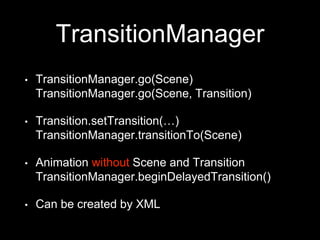 Android Transition | PPT