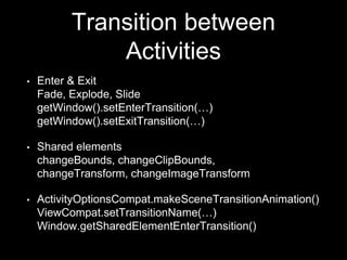 Android Transition | PPTX