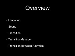 Android Transition | PPTX