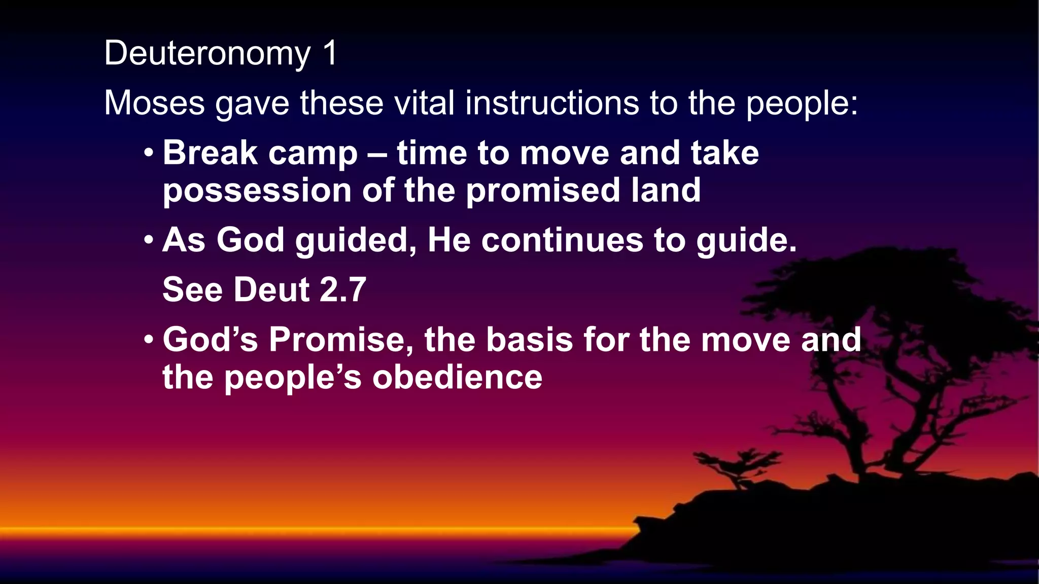 Transition – Change for Fruitfulness and Blessings | PPTX