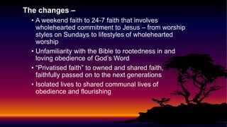 Transition – Change for Fruitfulness and Blessings | PPTX