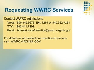 WWRC - Transition Academies 2011 | PPT