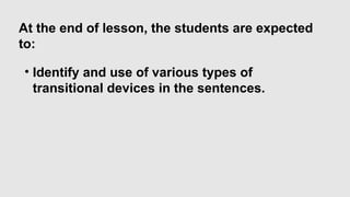 Transitional-devices.pptx LESSON FOR 4TH QUARTER | PPT