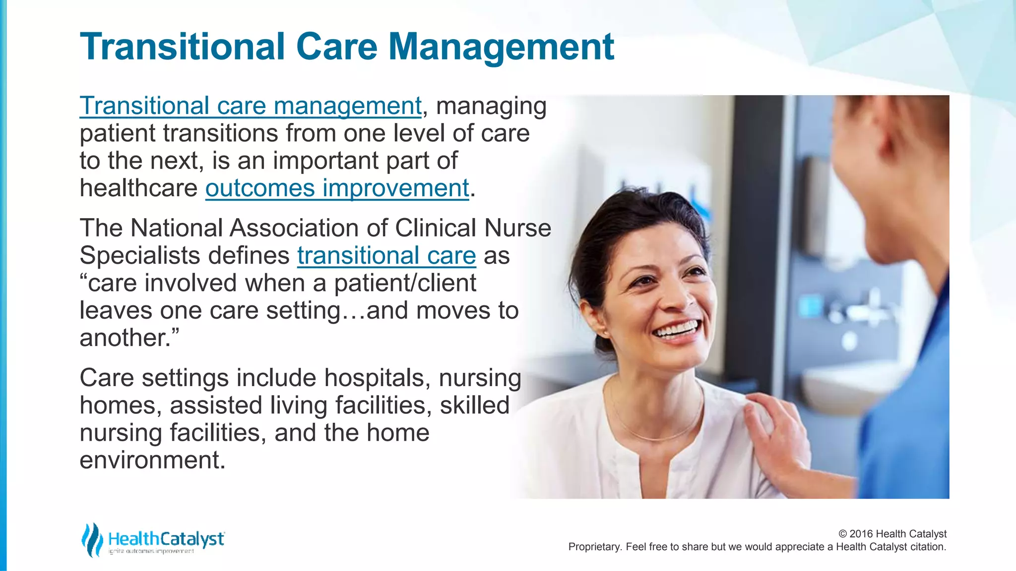 Transitional Care Management: Five Steps to Fewer Readmissions ...