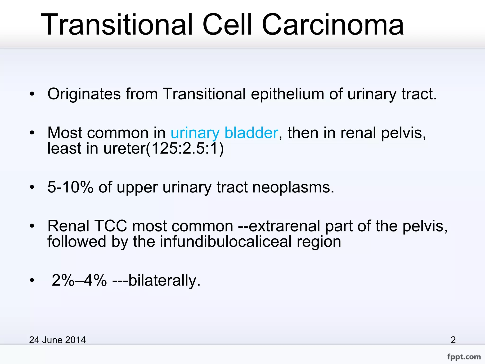 Transitional cell carcinoma | PPTX
