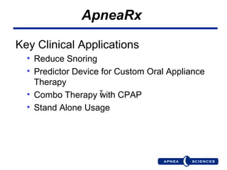 Transitional dental sleep apnea apnea rx training | PPT