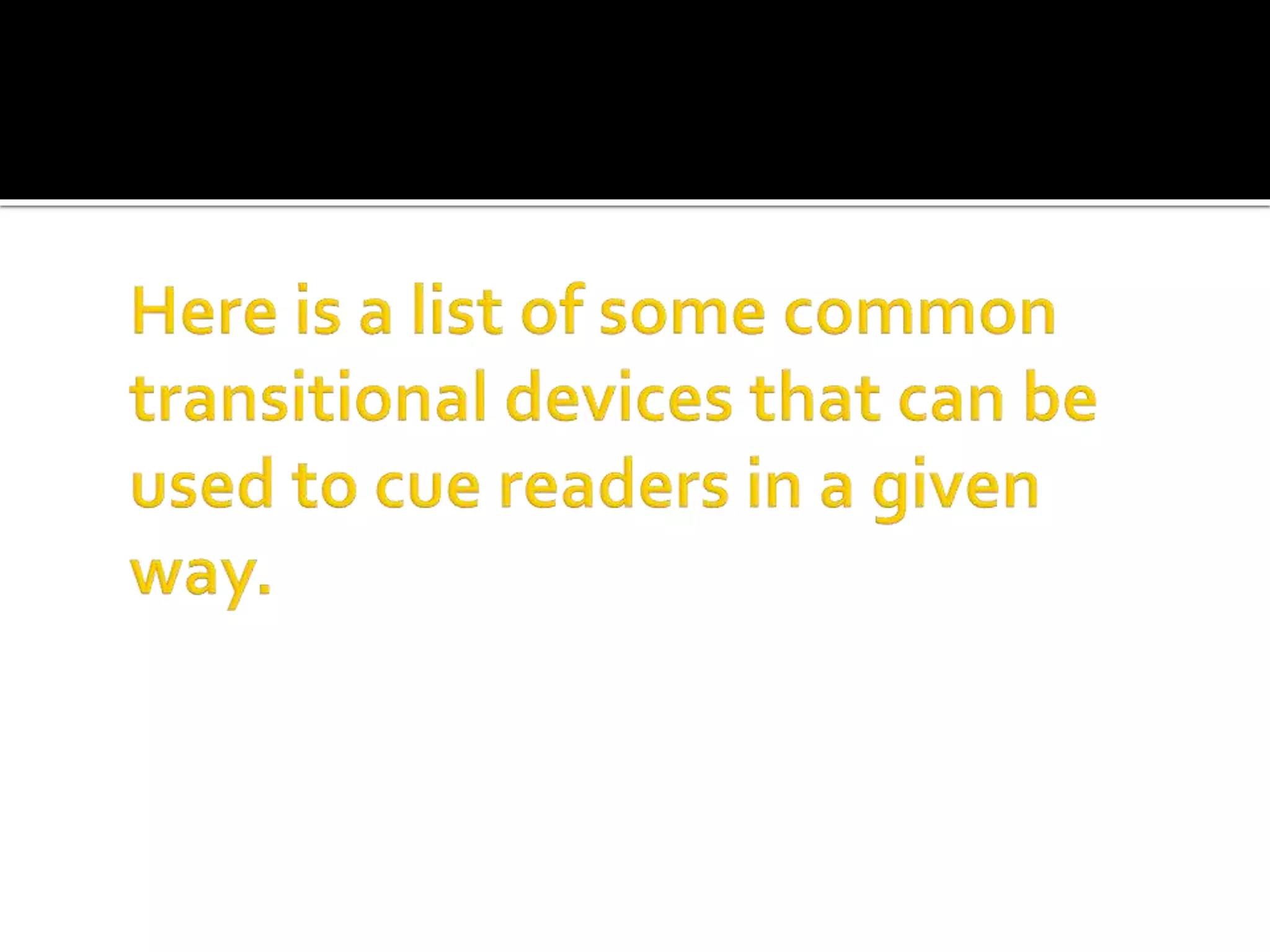 Transitional devices | PPTX