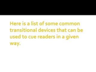 Transitional devices | PPTX