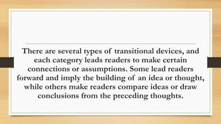 Transitional devices | PPTX
