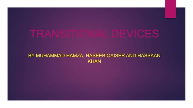 TRANSITIONAL DEVICES.pptx learn English Grammer | PPTX