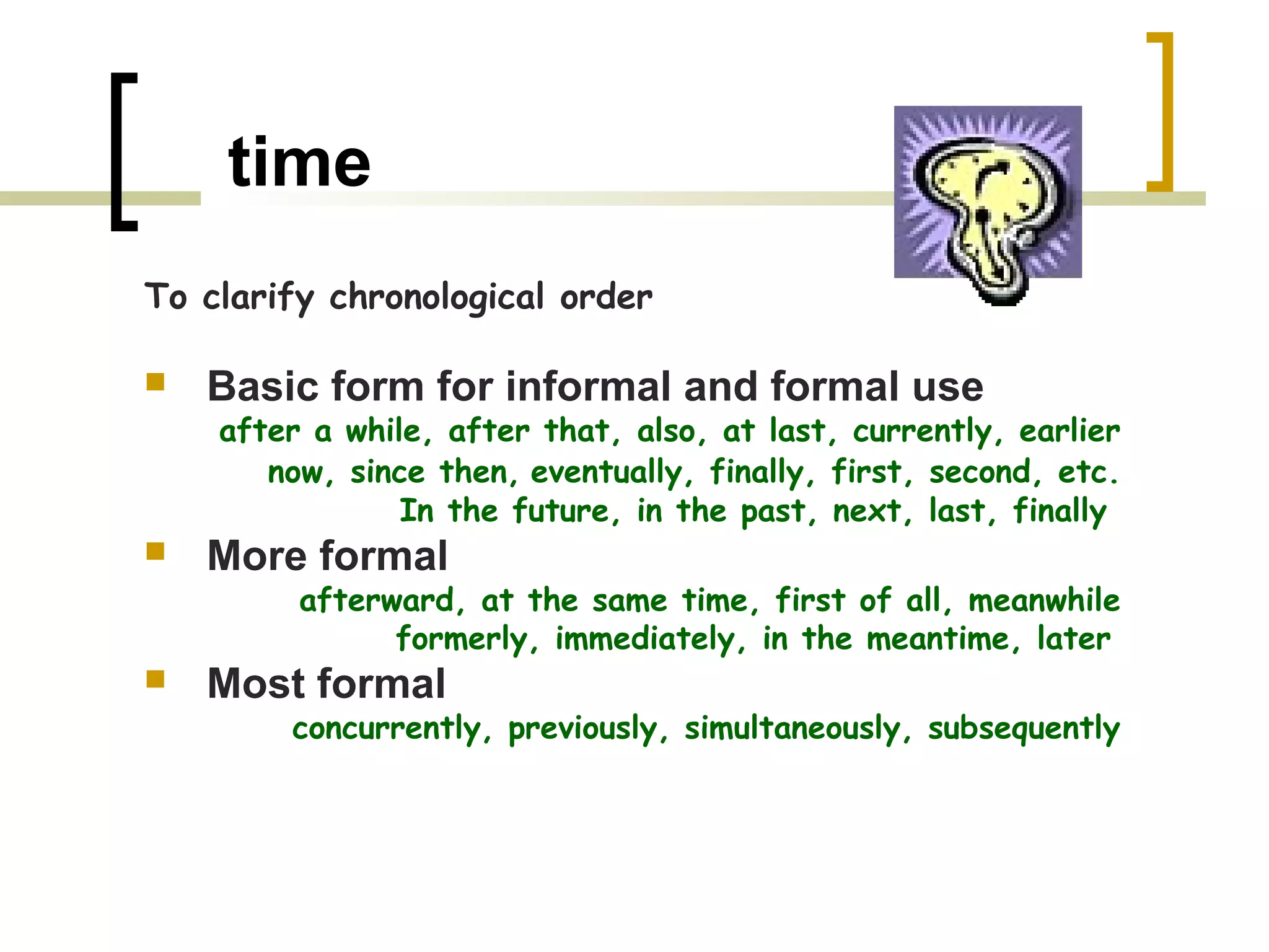 Transitional markers | PPT