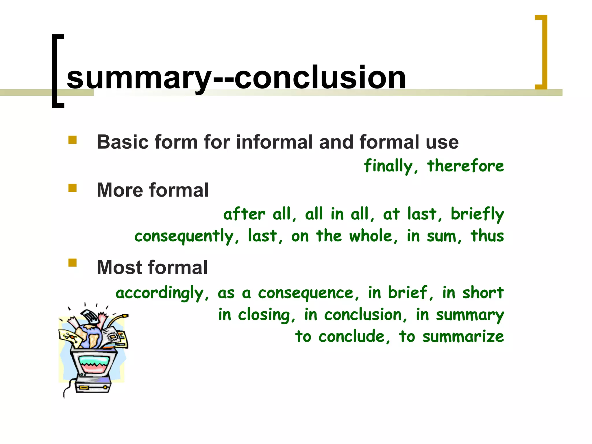 Transitional markers | PPT