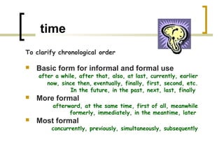 Transitional markers | PPT