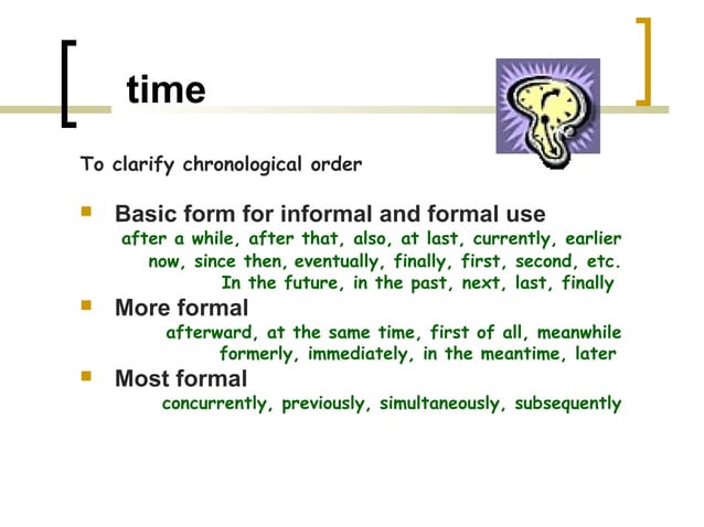 Transitional markers | PPT