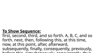 TRANSITIONAL MARKERS AND THEIR FUNCTIONS.pptx