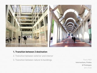 Transitional space presentation | PPT