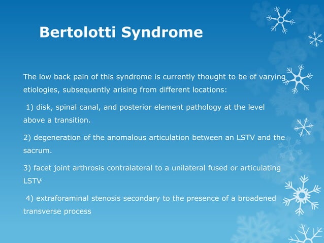 Transitional vertebrae radiology | PPTX