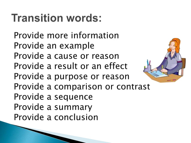 Transitional words | PPTX