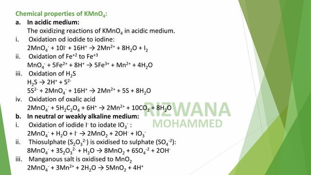 3rd Lecture on Transition & Inner Transition Elements | Chemistry Part I | 12th Std | PPT
