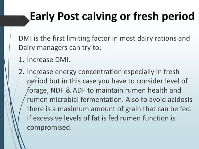 Transition cow management | PPTX