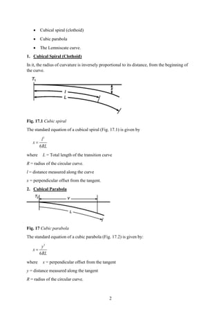 Transition Curves-kenya-road-design-manual-for highway and expressway ...