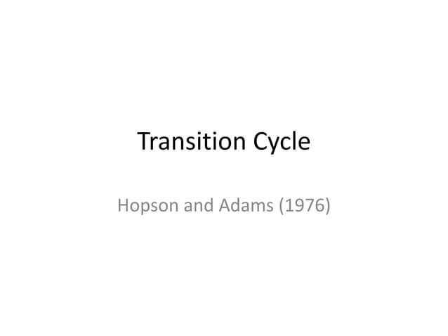 Transition cycle | PPTX