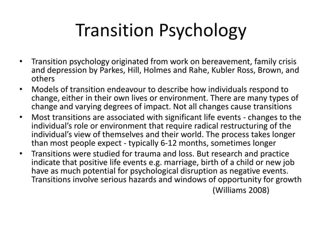 Transition cycle | PPTX