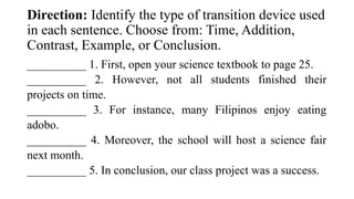 Transition Devices.pptx for grade 7 learners | PPTX