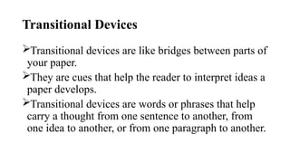 Transition Devices.pptx for grade 7 learners | PPTX