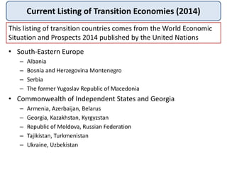 Transition Economies | PPTX