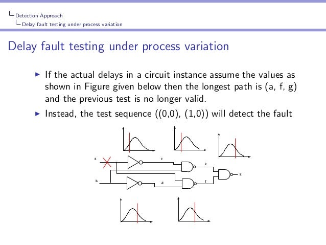 Transition fault detection