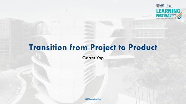 Transition from Project to Product | PPT