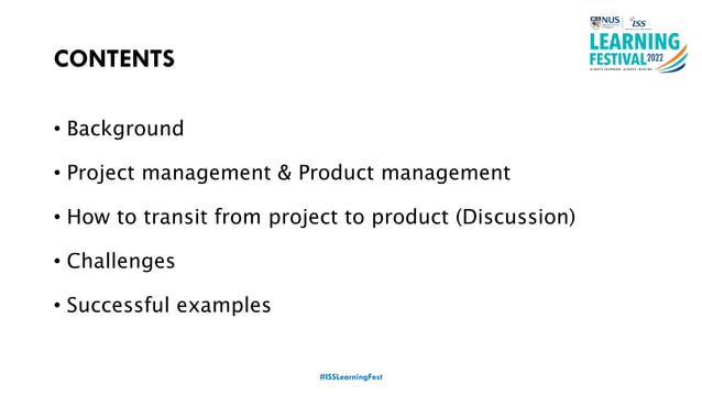 Transition from Project to Product | PPT