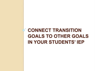 Transition From School to Adult Life for Special Education | PPT