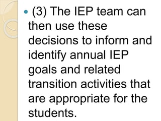 Transition From School to Adult Life for Special Education | PPT