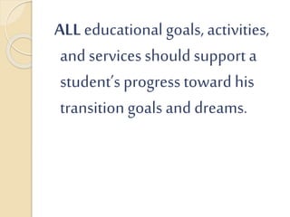 Transition From School to Adult Life for Special Education | PPT