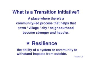 Transition Movement, by Bonnie Hendricks | PPT