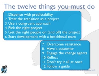 Transitioning to Agile | PPT