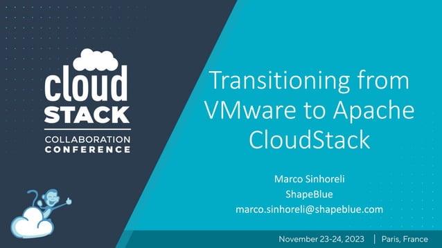 Transitioning from VMware vCloud to Apache CloudStack: A Path to Profitability and ...