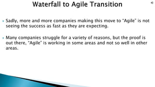 Transitioning from Waterfall to Agile | PDF