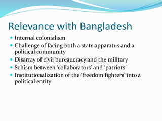 Transition in post colonial state.zaid