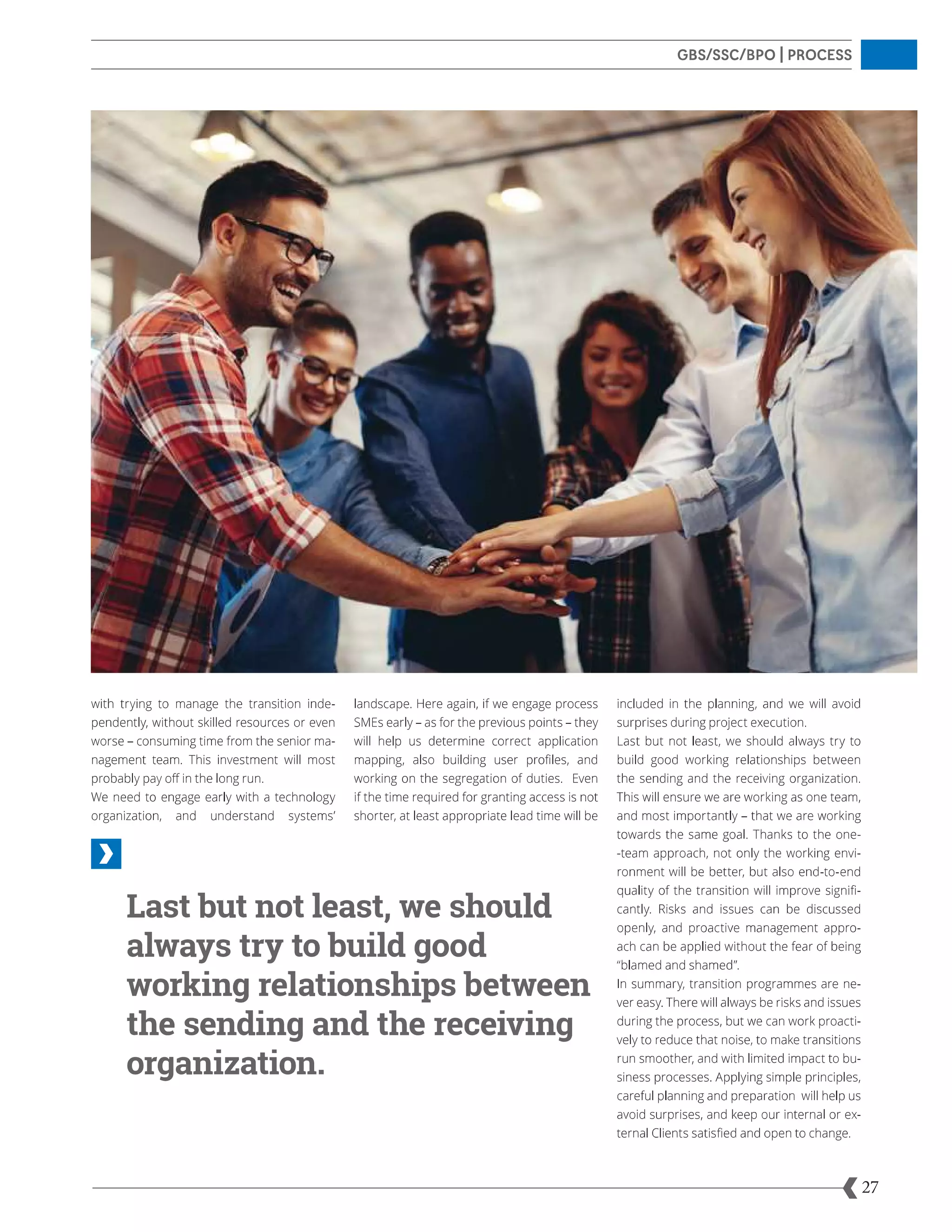 Transition Key Success Factors | PDF | Free Download