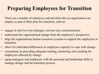 Transition management | PPTX