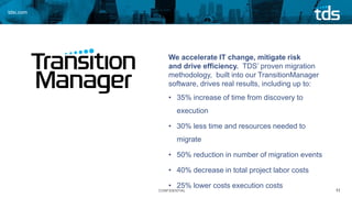 TransitionManager Cloud Migration Software | PPTX