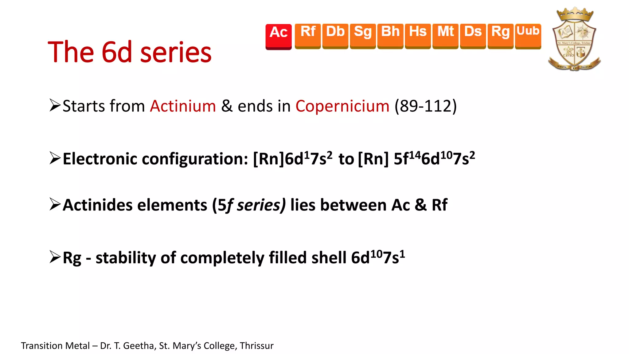 Transition metal | PDF