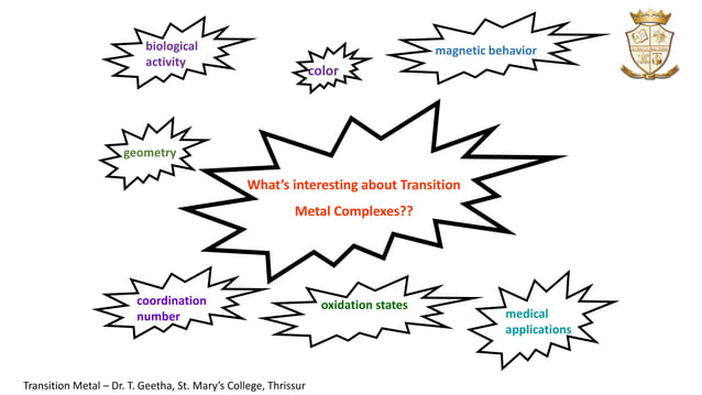 Transition metal | PDF | Chemistry | Science