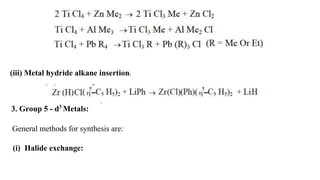 Transition metal alkyls and aryls M.Sc II SEM.pdf