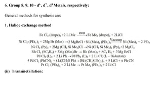 Transition metal alkyls and aryls M.Sc II SEM.pdf